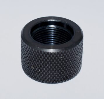 Bull barrel thread protector 5/8 x 24 tpi thread 5/8″ Long Black #3137