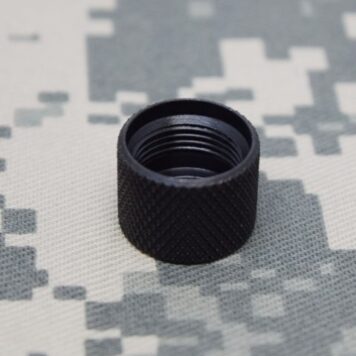 1/2″ x 28 9MM Barrel thread and crown protector black #4020