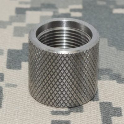 9 16″ X 24 Barrel Thread Protector 3 4″ Long .740 Diameter Stainless 