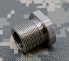 1/2 x 28 to 3/4 x 16 Barrel Thread Adapter Stainless #4073