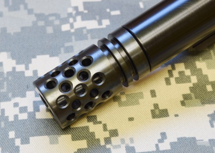 Hi Point Holes Muzzle Brake and Barrel Shroud With Lower Picatinny Rail ...