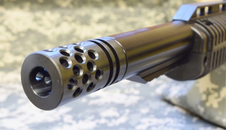 Hi Point Holes Muzzle Brake and Barrel Shroud With Lower Picatinny Rail ...