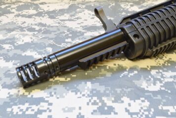 Hi Point Slotted Muzzle Brake and Barrel Shroud With Lower Picatinny ...