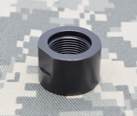 5/8″ X 24 Bull Barrel Thread Protector .930 dia. Black 5/8″ Long Smooth ...