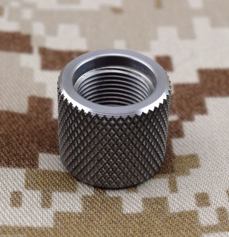 1/2″ x 28 Standard barrel thread protector 5/8″ long Stainless #4035