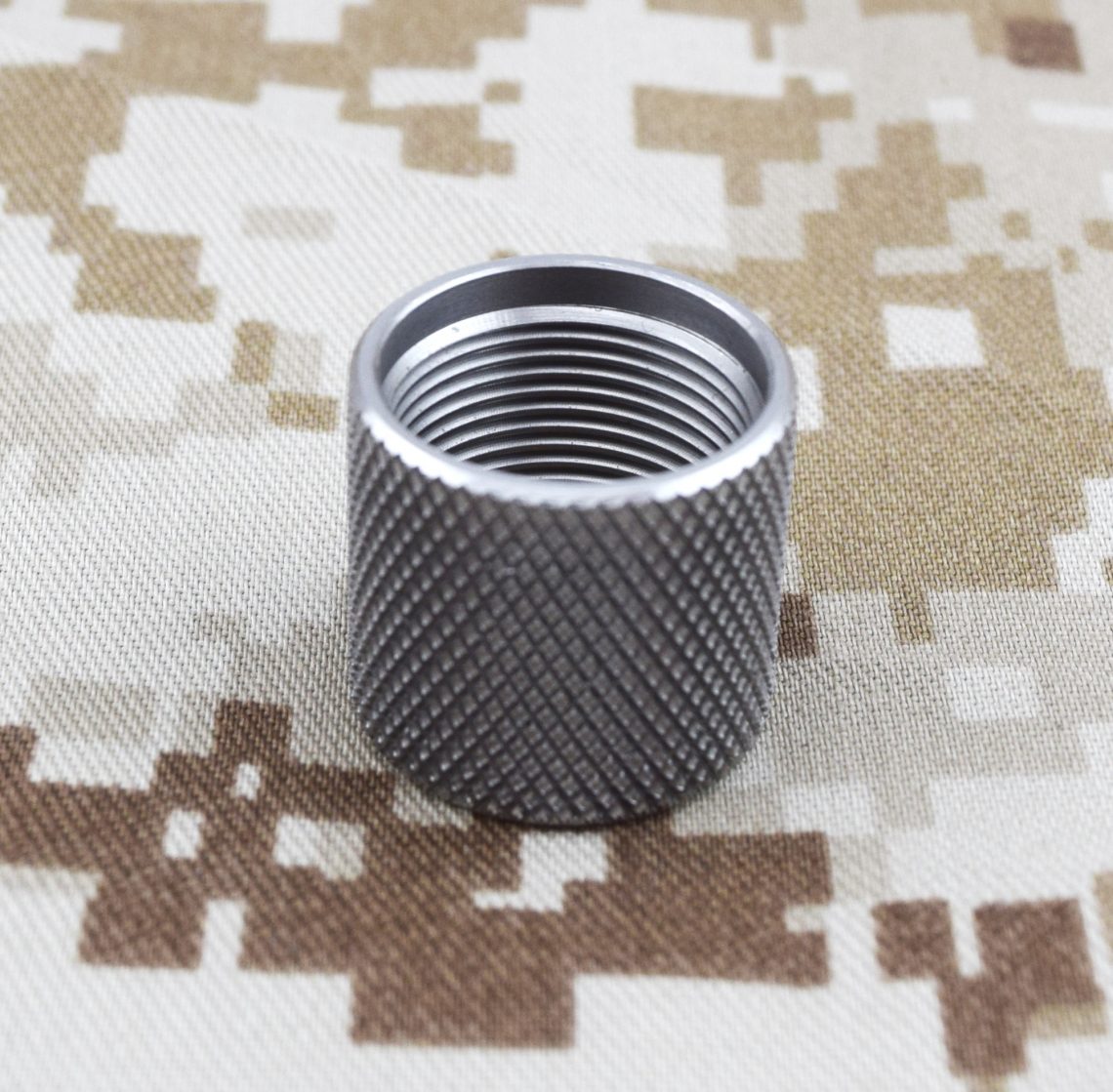 .450 cal 11/16 x 24 .75 Long barrel thread protector Stainless Made USA ...