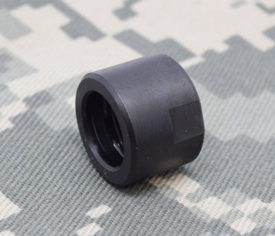 9/16″ X 24 .40 S&W Barrel thread and crown protector black #4180