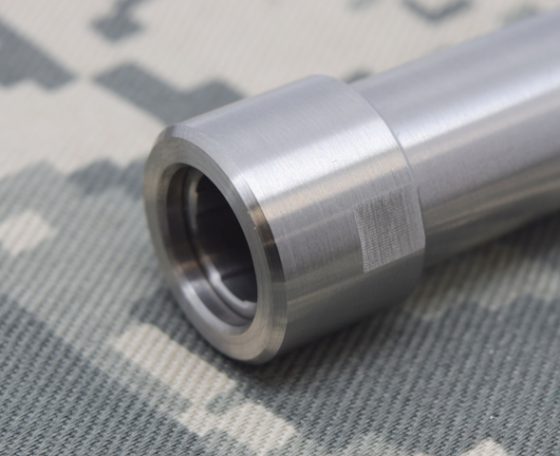 9/16″ X 24 .40 S&W Barrel thread and crown protector Stainless #4181