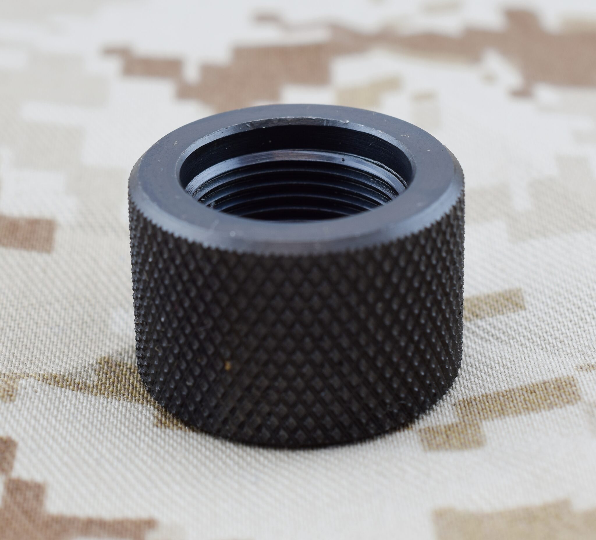 1/2″ x 28 Bull barrel thread protector .625 long black #3135