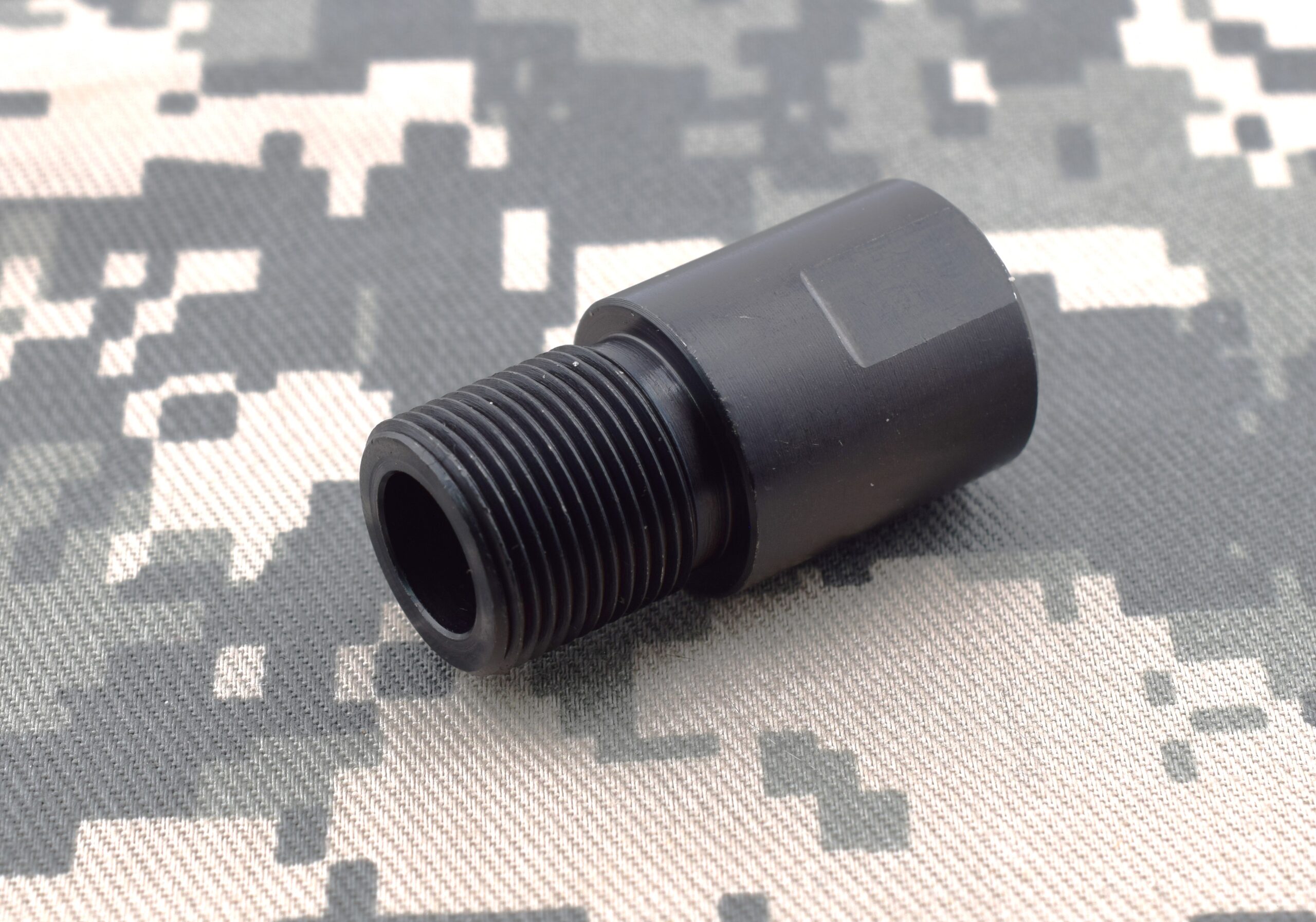 Metric Thread Adapter M14x1 Left hand ID to 5/8″ X 24 OD #4377